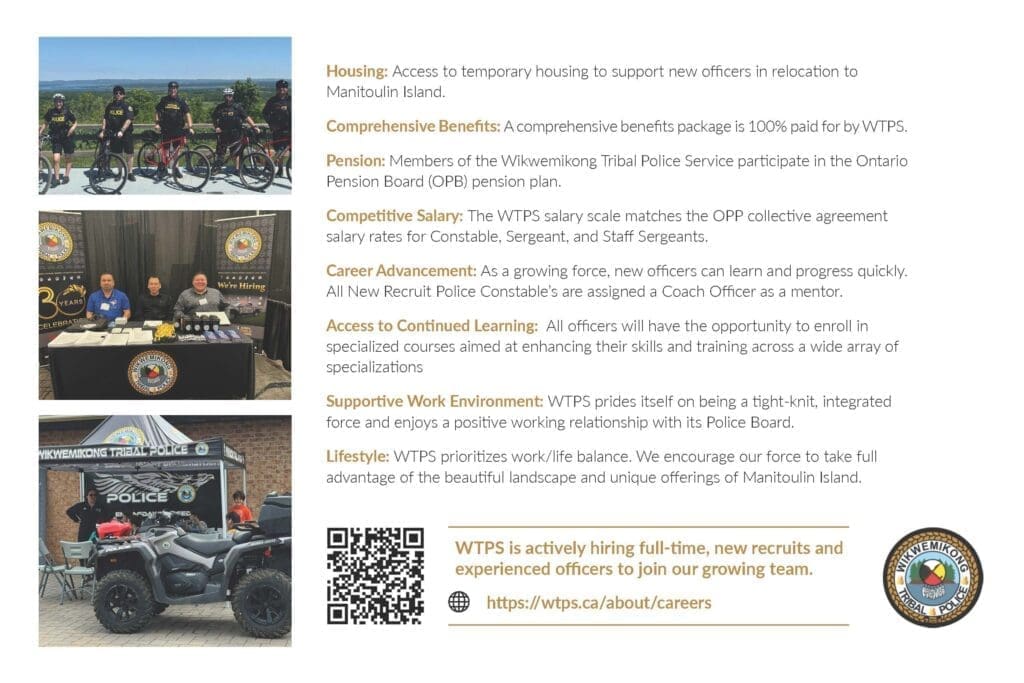 About | Wikwemikong Tribal Police Service