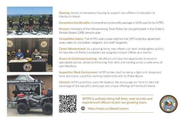 About | Wikwemikong Tribal Police Service